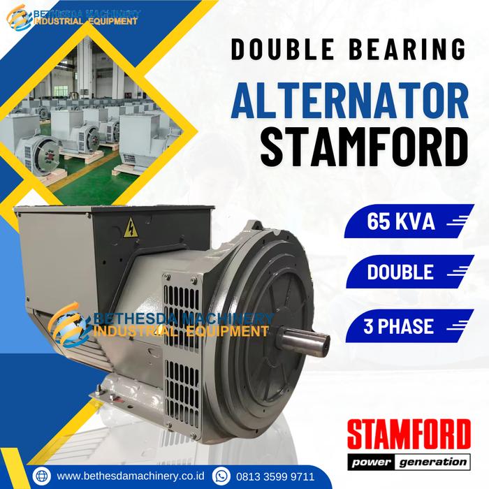 Jual Alternator Genset Stamford 65 Kva Double Bearing Generator 65Kva ...