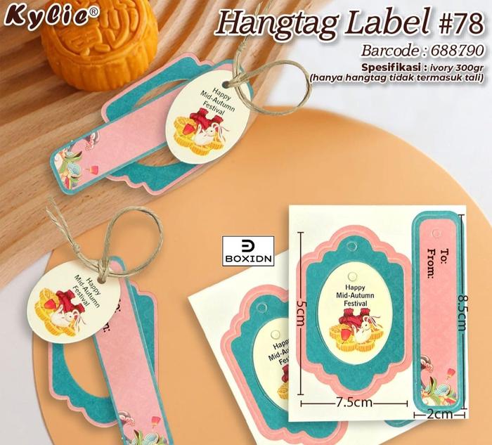Jual 5 set hangtag only hangtag mooncake hangtag kue bulan kartu ucapan ...