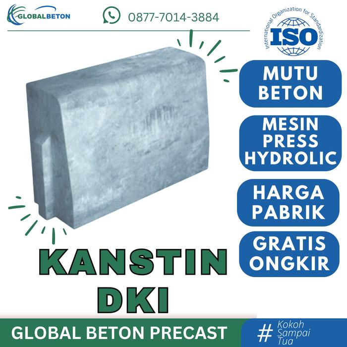 Jual Kanstin Dki Beton A1, 60x30x13x16cm, Kansteen dki Precast Pembatas ...