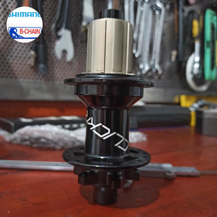 Jual Hub Belakang Freehub Nautilus Clickr 12 x 142 142mm Microspline ...