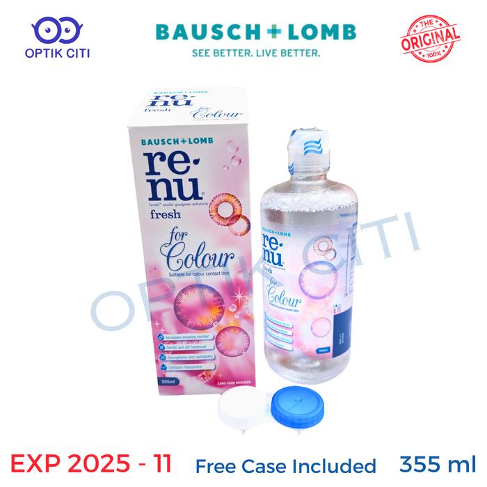 Promo Cairan Softlens Renu Color Fresh Multi Purpose Solution 355 ml ...