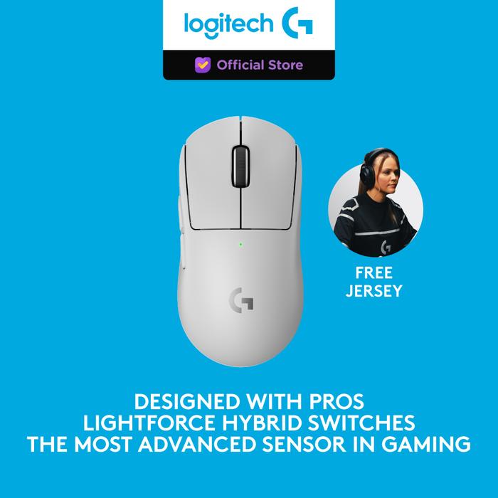 Promo Logitech G PRO X SUPERLIGHT 2 Mouse Gaming Wireless E-Sports - White Cicil 0% 3x - Jakarta ...