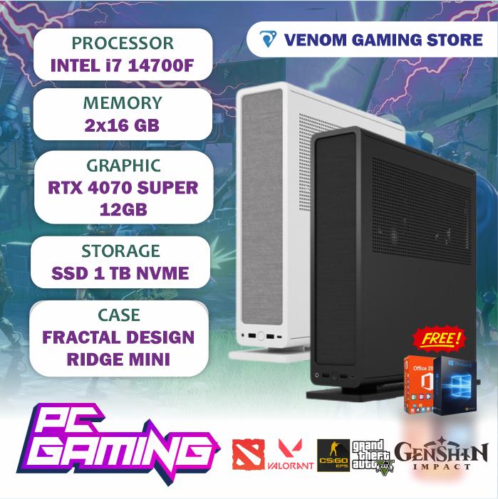 Jual Pc Gaming ITX | Intel i7 14700F | RTX 4070 Super | 32GB RAM | 1TB ...