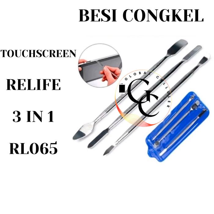 Jual Opening Tools Besi Relife RL-065 3 IN 1 Original (Besi Congkel ...
