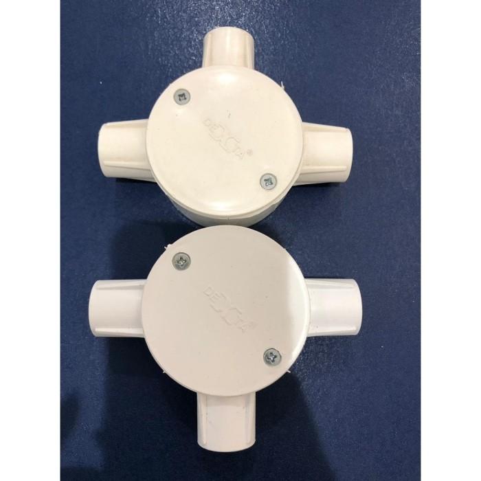 Jual Tee Dus Kres Dus 20mm / Tee 3 Way 3 Lubang / Tdos Kresdos Dexta ...