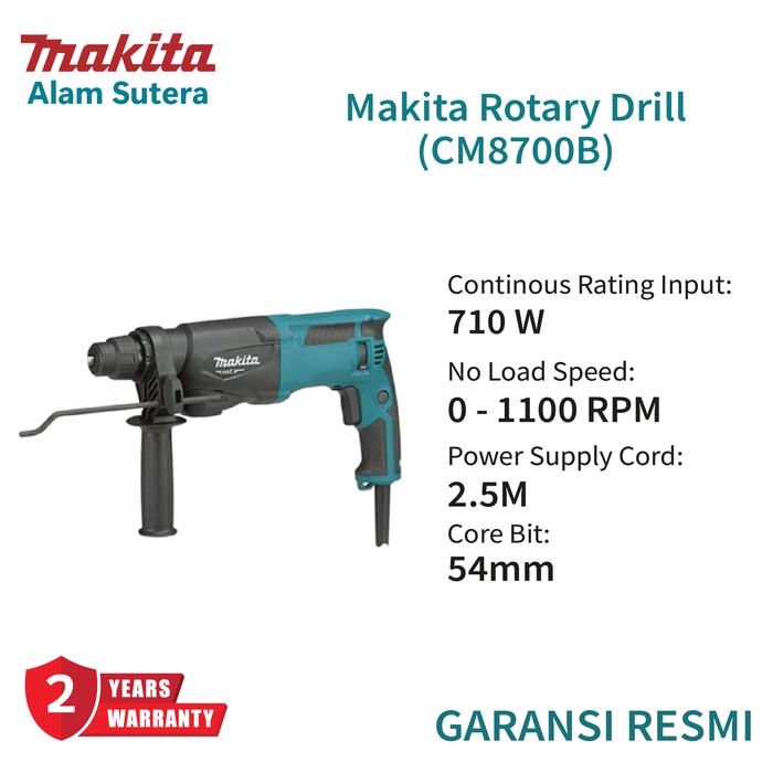 Jual MAKITA M8700B Mesin Bor Bobok Rotary Hammer Drill M 8700 B - Kota Tangerang Selatan ...