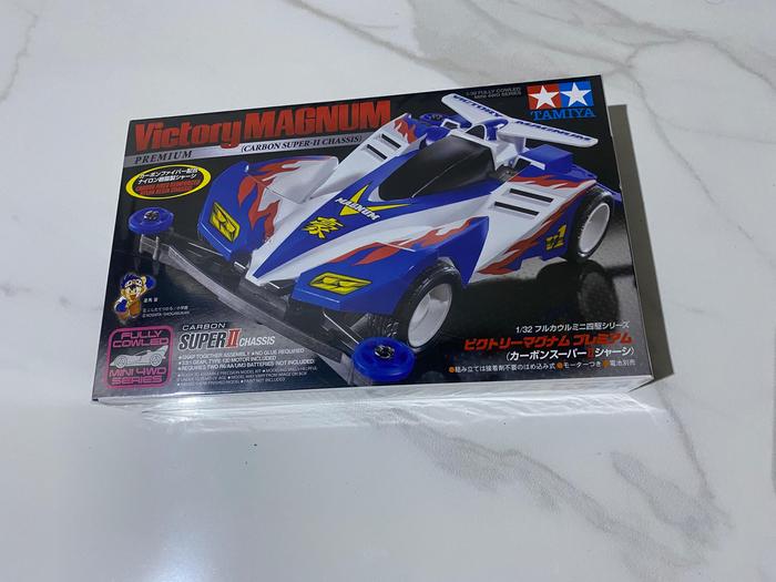 Jual Tamiya mini 4wd Victory Magnum Premium - Kit Chassis Super 2 Carbon - Fikri AR Toys - Kab ...