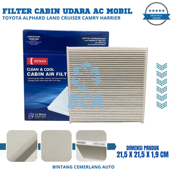 Jual FILTER UDARA AC MOBIL TOYOTA ALPHARD HARRIER CAMRY LAND CRUISER ...