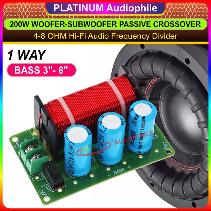 Promo Crossover Pasif 1 Way Bass Woofer Subwoofer Passive Speaker ...