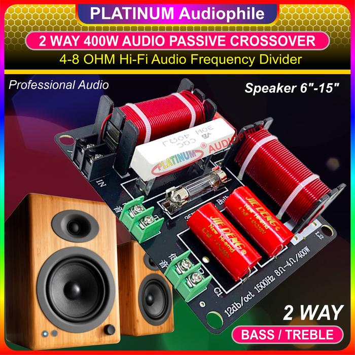Promo Crossover Pasif 2 Way Treble Bass Passive Speaker Crosover WEAH ...
