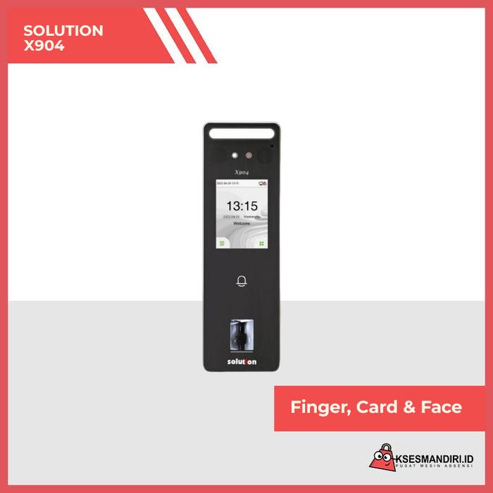 Jual Mesin Absensi Fingerprint dan Wajah Solution X904 WIFI - Jakarta Barat - Aksesmandiri.ID ...