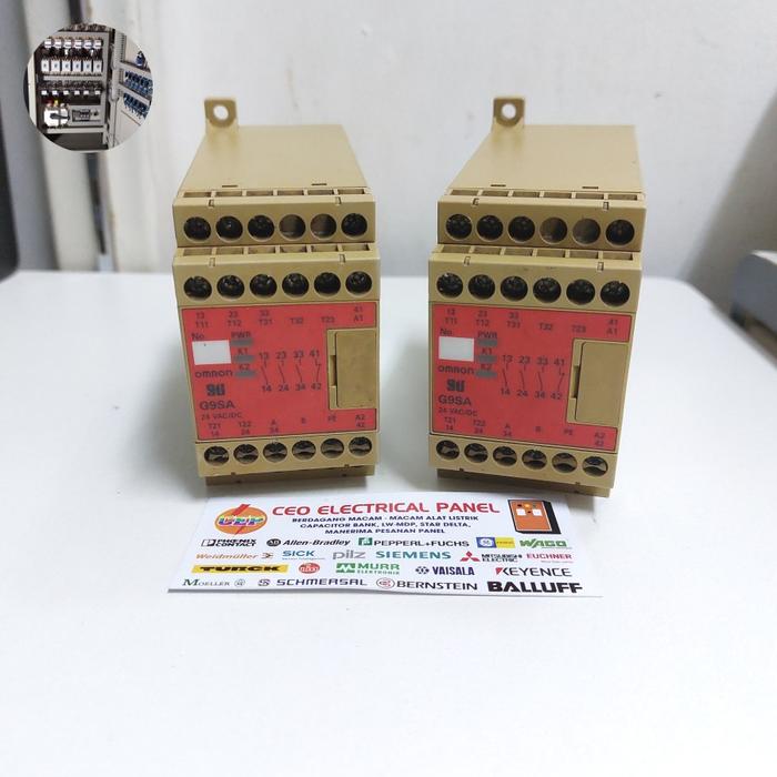 Jual OMRON G9SA-301 AC/DC 24V Safety Relay Unit G9SA301/OMRON G9SA-301 ...