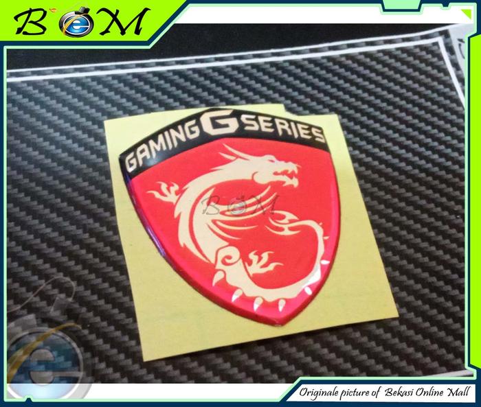 Jual Sticker stiker Logo timbul logo laptop msi gaming series - Kota ...