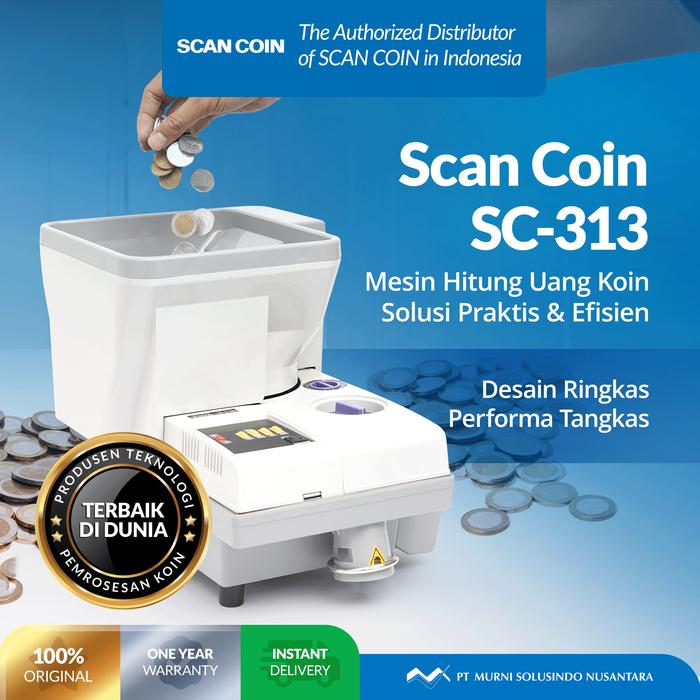 Jual Mesin Hitung Uang Koin SCAN COIN SC-313 (GARANSI 1 TAHUN) - Jakarta Barat - PT Murni ...