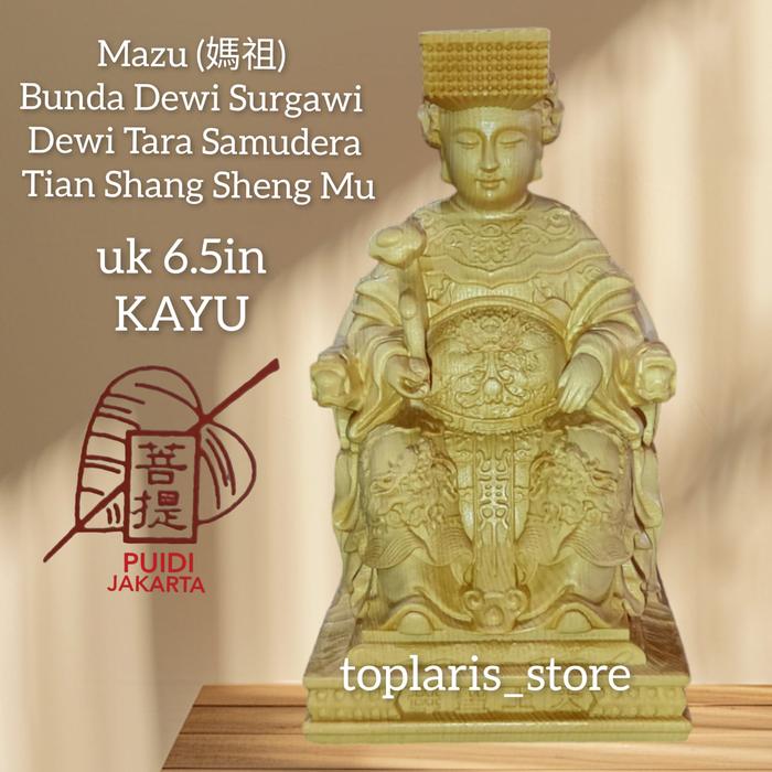Jual Patung Maco/Mazu/Dewi Samudra 8in Kayu NEW 024 TPO - Jakarta Barat ...