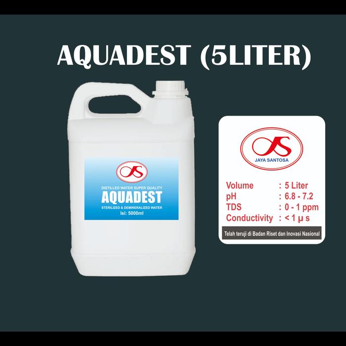 Jual Aquades / Aquadest / Akuades / Air Suling / Distilled Water 5 ...