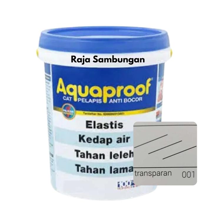 Jual Aquaproof 1 kg 001 Transparan Bening Cat Pelapis Anti Bocor Tembok Atap Waterproofing Kedap ...