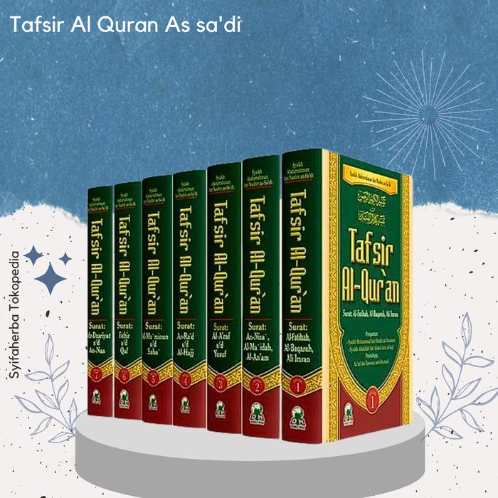 Jual Buku Tafsir Al Quran As sa'di 1set tafsir as sadi lengkap darul ...