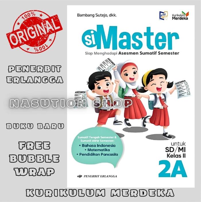 Jual Buku Si Master Kelas 1 2 3 4 5 6 SD Erlangga Kurikulum Merdeka 1A ...