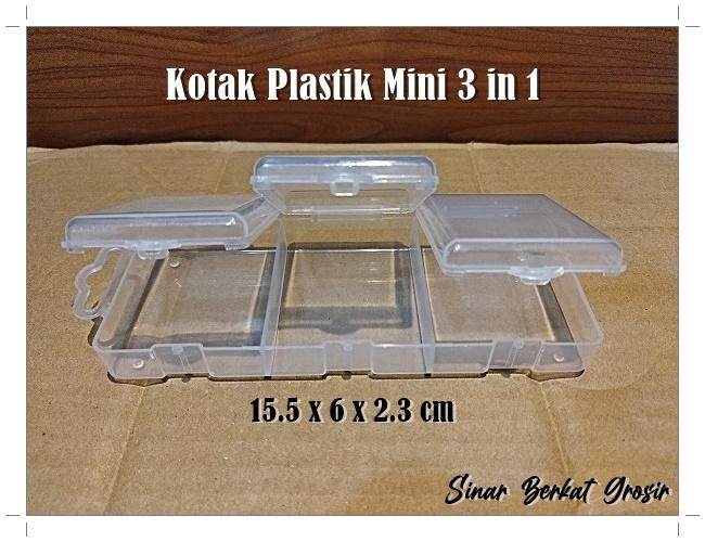 Jual Kotak Plastik Penyimpanan Koin Mainan Aksesoris Obat Perkakas 4 ...