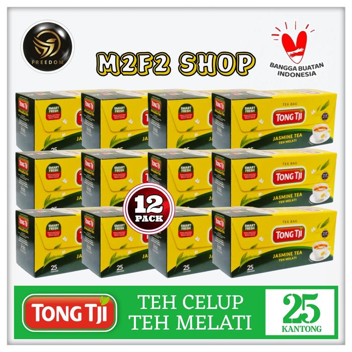 Jual Tong Tji Original Jasmine Tea Bag | Teh Celup Melati Isi 25 ...