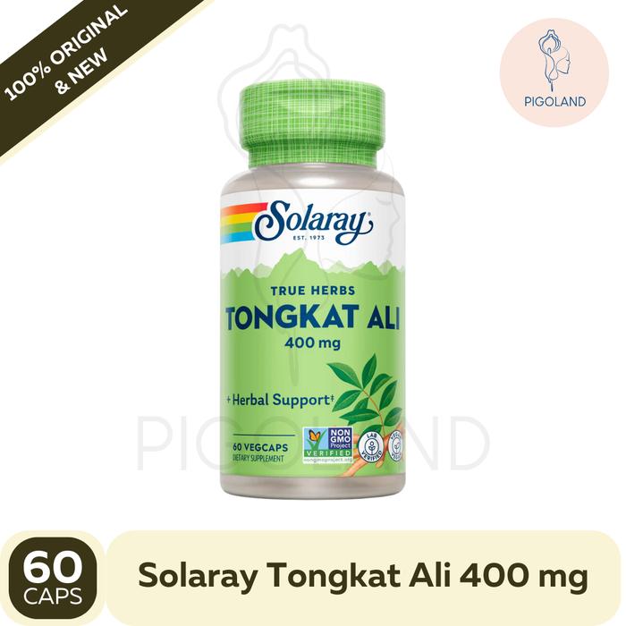 Jual Solaray Tongkat Ali 400 mg Suplemen Vitalitas Pria ORI USA 60 Veg ...