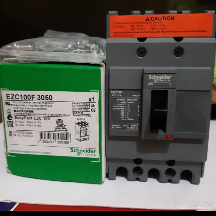 Jual MCCB SCHNEIDER EZC100F3020 20A 3P 10kA ORIGINAL - Jakarta Pusat - noven jaya electric ...