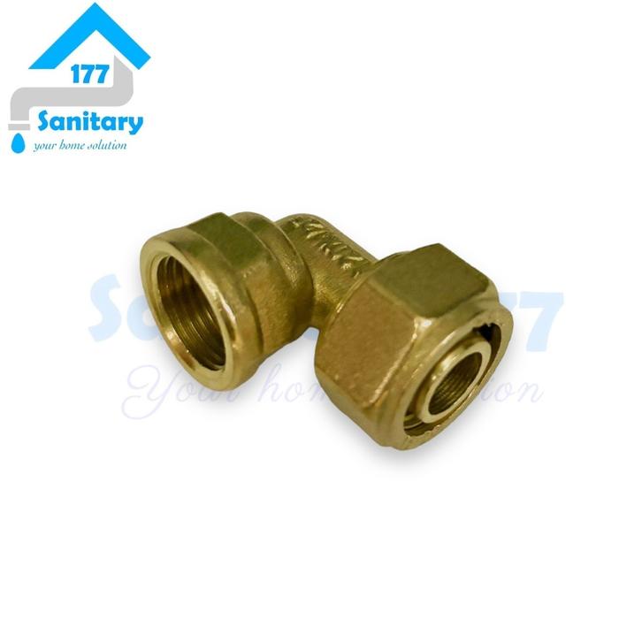 Jual Elbow keni drat dalam 1/2 inci ke pipa air panas 3/4 inci 1620 mm ...