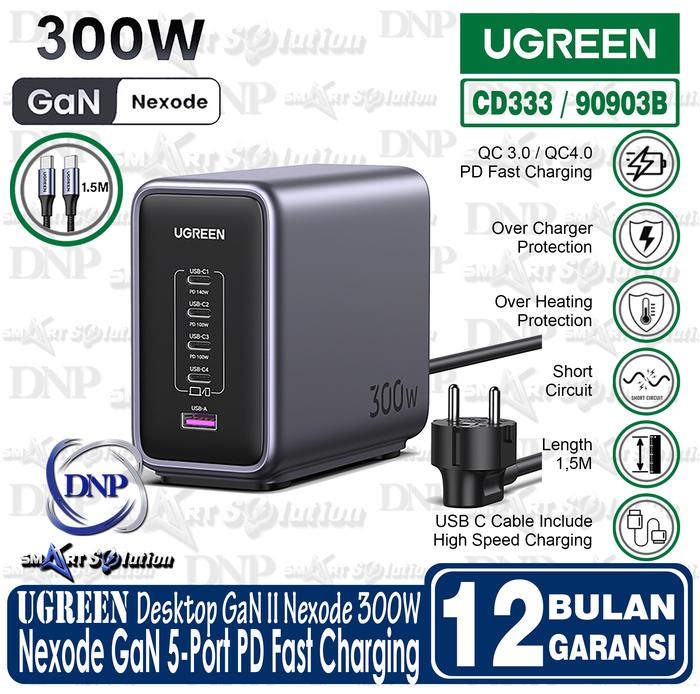 Promo UGREEN Nexode Desktop Charger GaN 300W PD FAST Charging for ...