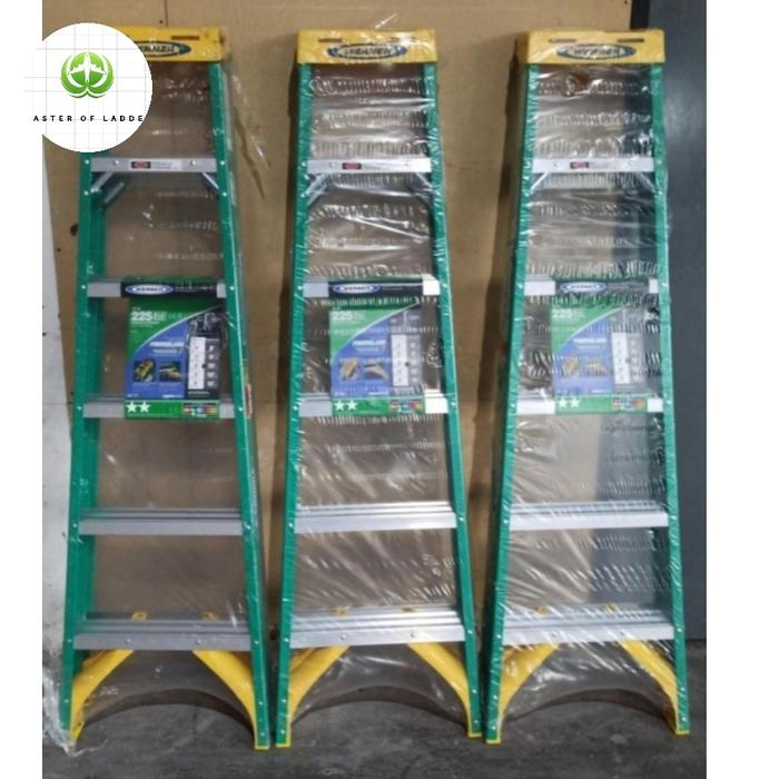 Jual Tangga Fiberglass 6 ft/1.8 M Brand WERNER USA anti setrum - Kota ...