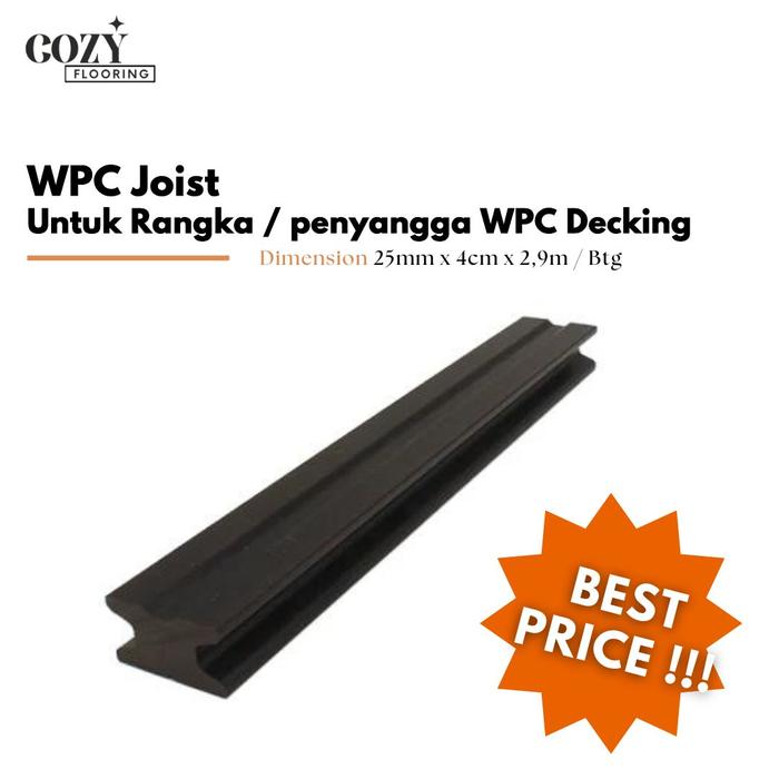 Jual WPC Joist / Rangka / Aksesoris WPC Decking Panjang 2,9m - Jakarta ...