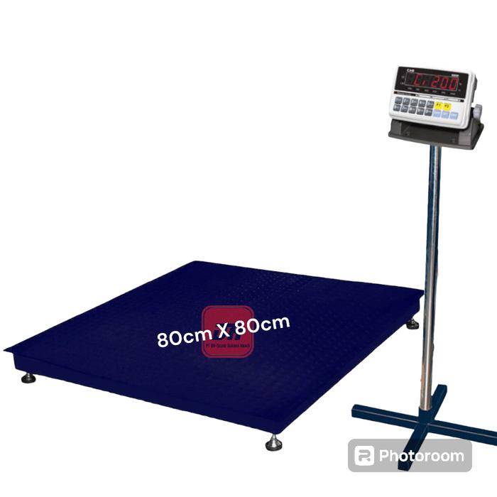 Jual Timbangan lantai digital CAS CI 200A kap 1Ton - 5ton floor scale - 80x80 - Jakarta Barat ...
