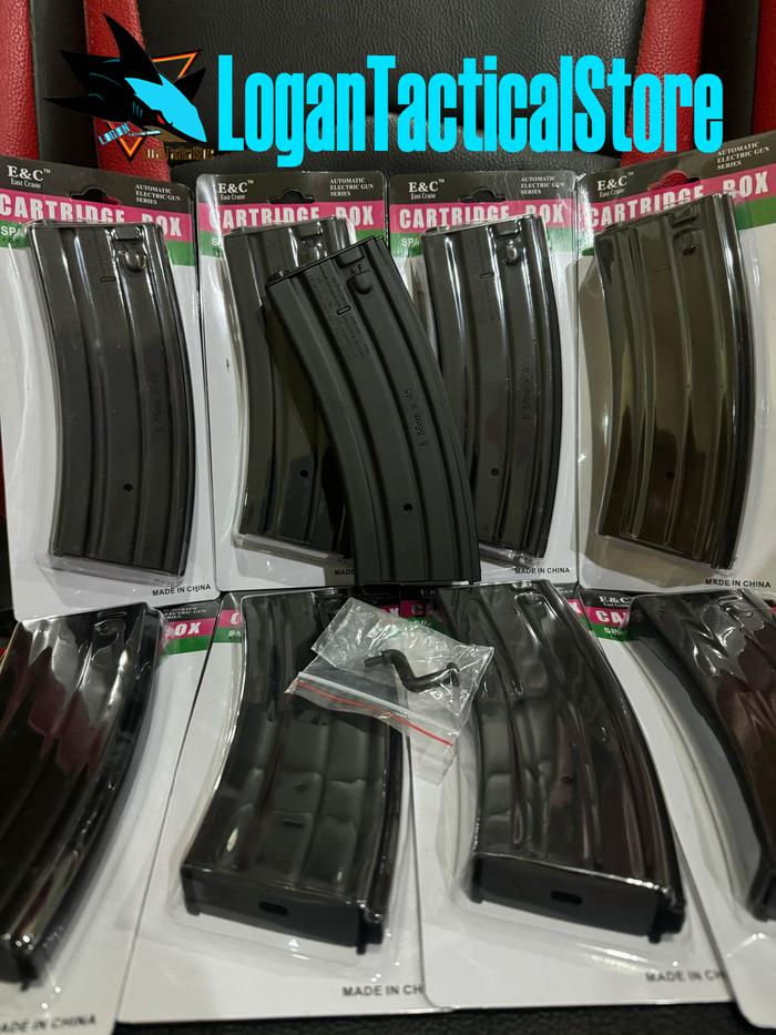 Jual Mag Enc M4/HK416 Style 300Rds HiCap Magazine Flashmag for M4/M16 ...