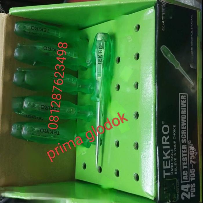 Jual Taspen Tekiro/AC tester screwdriver tekiro/tespen 220V - Jakarta ...