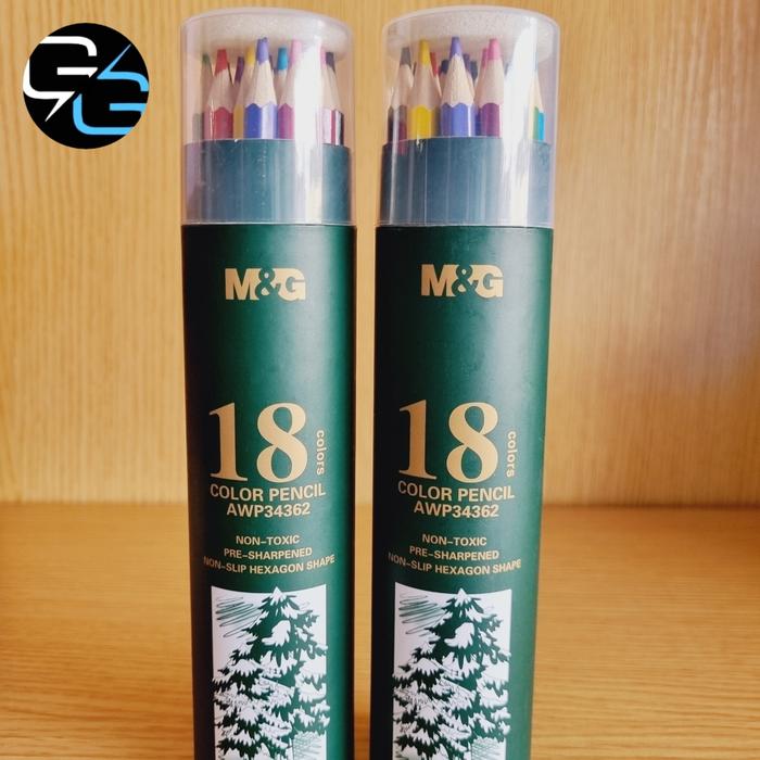 Jual M&G Pensil 18 Warna Tube Package - Kab. Karawang - Good Goods ...