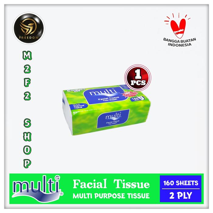 Jual Multi Facial Tissue Non Perfumed Compact Size 2 Ply | Tisu Wajah ...