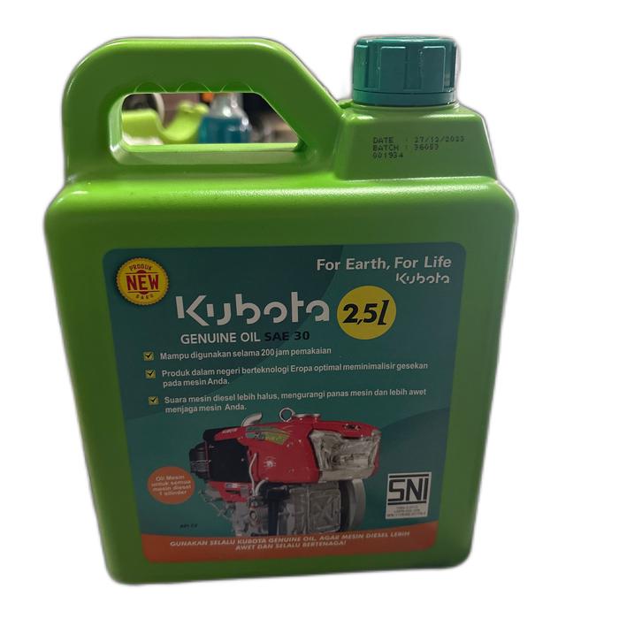 Jual Oli mesin traktor kubota sae 30 2,5liter - Kota Bandung - AJ. Tech ...
