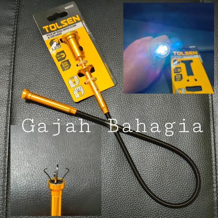 Jual stik magnet fleksibel 50 cm / Flexible magnetic pick up tool ...