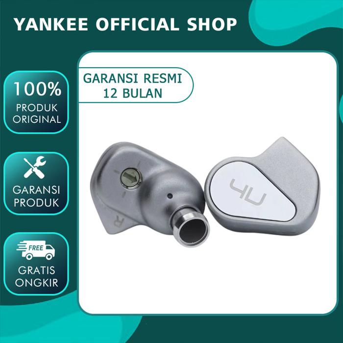 Promo Tanchjim 4U Dual Chamber DMT 4 LCP Diaphragm Dynamic Driver In Ear Earphone Cicil 0% 3x ...