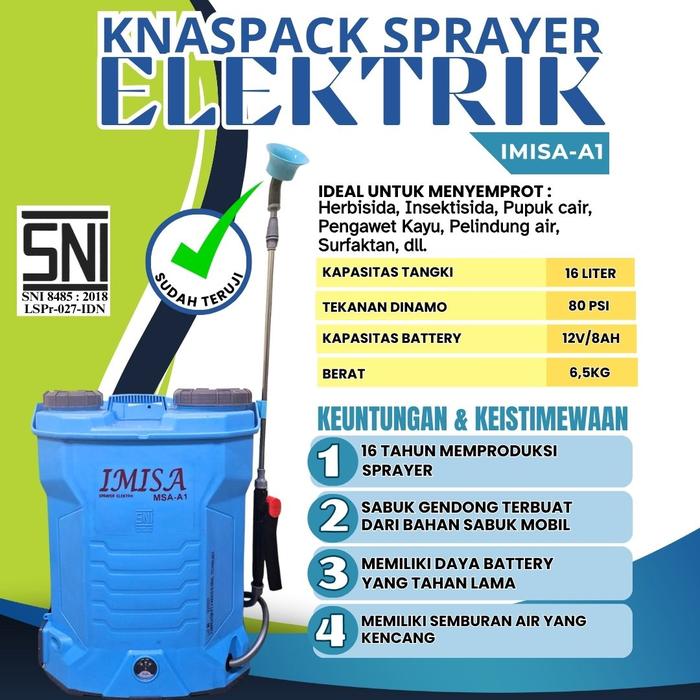 Jual Sprayer elektrik 16 liter SEMPROTAN HAMA SPRAYER DISINFEKTAN HAMA ...