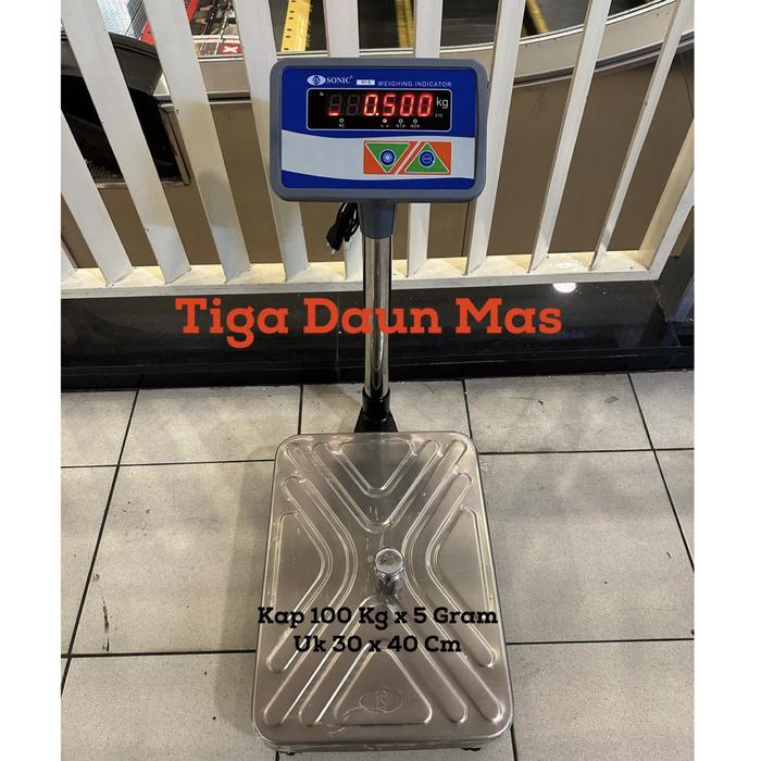 Jual Timbangan Barang Digital Sonic A1-5 100 Kg Timbangan Ekspedisi Sonic A1-5 100 Kg Timbangan ...