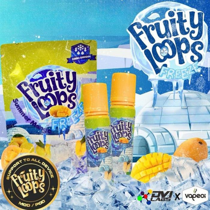 Jual Fruity Loops Freeze Summer Mango 120ML / 2x60ML by DVI Labs x VapeOi - Liquid Fruityloops ...