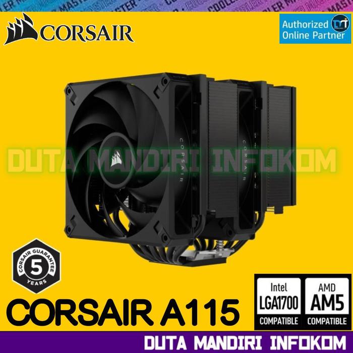 Jual CORSAIR A115 - High Performance Twin Tower Air CPU Cooler ...