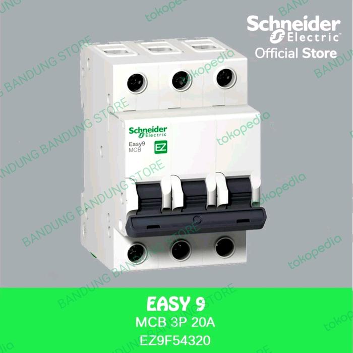 Jual SCHNEIDER 20A 3P MCB EASY 9 EASY9 MCB 3P 20A EASY 9 MCB 20A SCHNEIDER - Kota Bandung ...