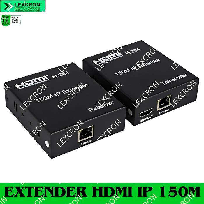 Jual HDMI extender 150M By Cat 5e/Cat 6/ Cat7 - Hitam Lexcron - Jakarta ...