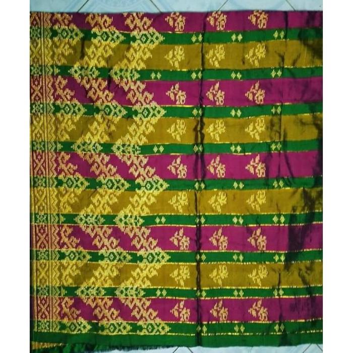 Jual [Produk Terbaik] Tenun Songket Melayu Riau Motif Siku Awan Bunga ...