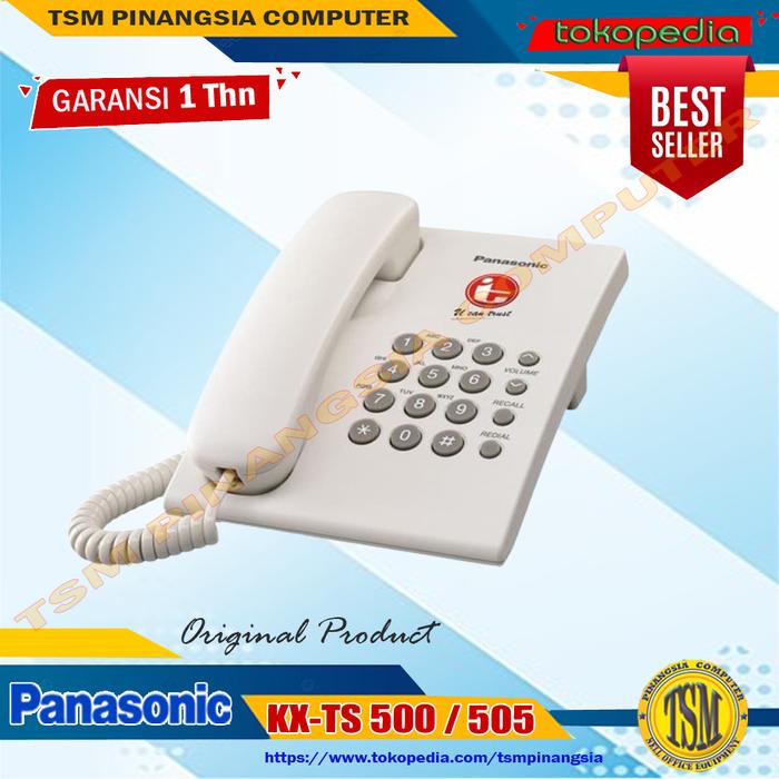 Jual Telepon Panasonic KX-TS500 / KX-TS505 Pesawat Telp Rumah Single Line - Jakarta Barat - Tsm ...
