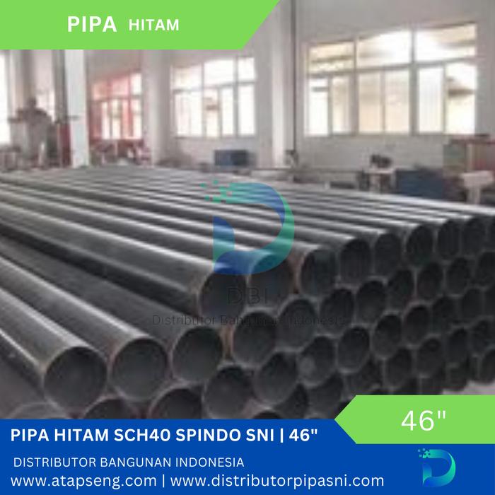 Jual Pipa Hitam Sch40 Spindo 46 inch SNI Panjang 6 m (Free Ongkir Jabodetabek) - Jakarta Barat ...
