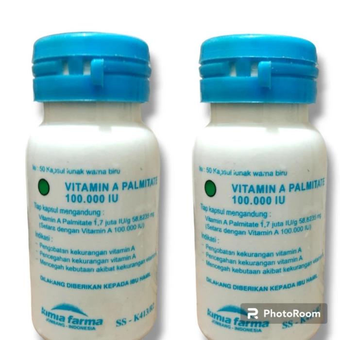 Jual Vitamin A 100.000 UI | 50 kapsul lunak warna biru - Jakarta Timur ...