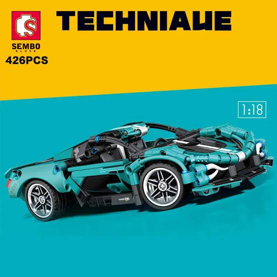 Jual SEMBO BLOCK 701054 426PCS 1:18 RACING BLOCKS SPORTS CAR TOY ...